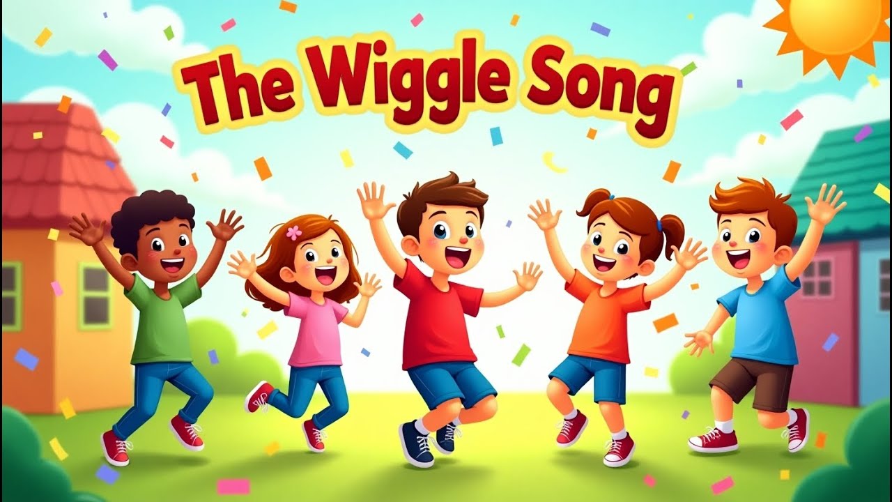🕺 The Wiggle Song | Fun Action Song for Kids | Dance & Move Along! 🎶 ...