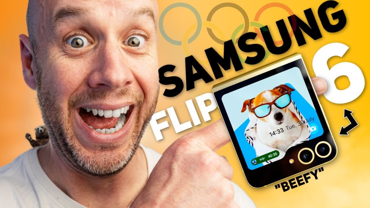 iPhone fanboy trys Samsung Galaxy Z Flip 6... - YouTube