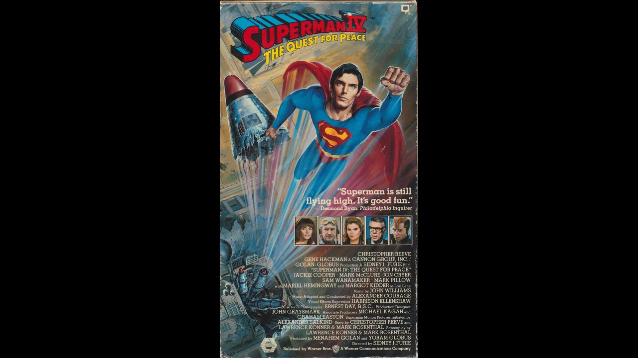 Opening to Superman IV: The Quest for Peace (Canadian Copy) 1987 VHS ...