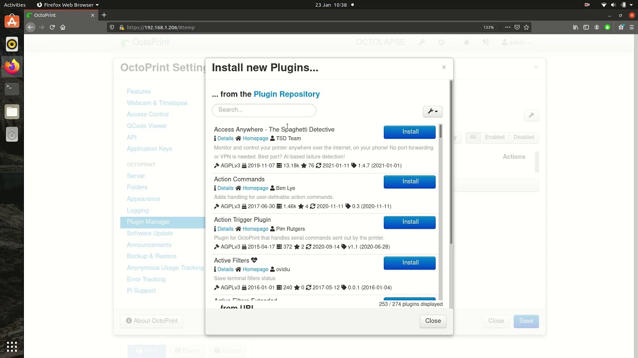 How to install Octohue on Octoprint. Link your Philips Hue lights to ...