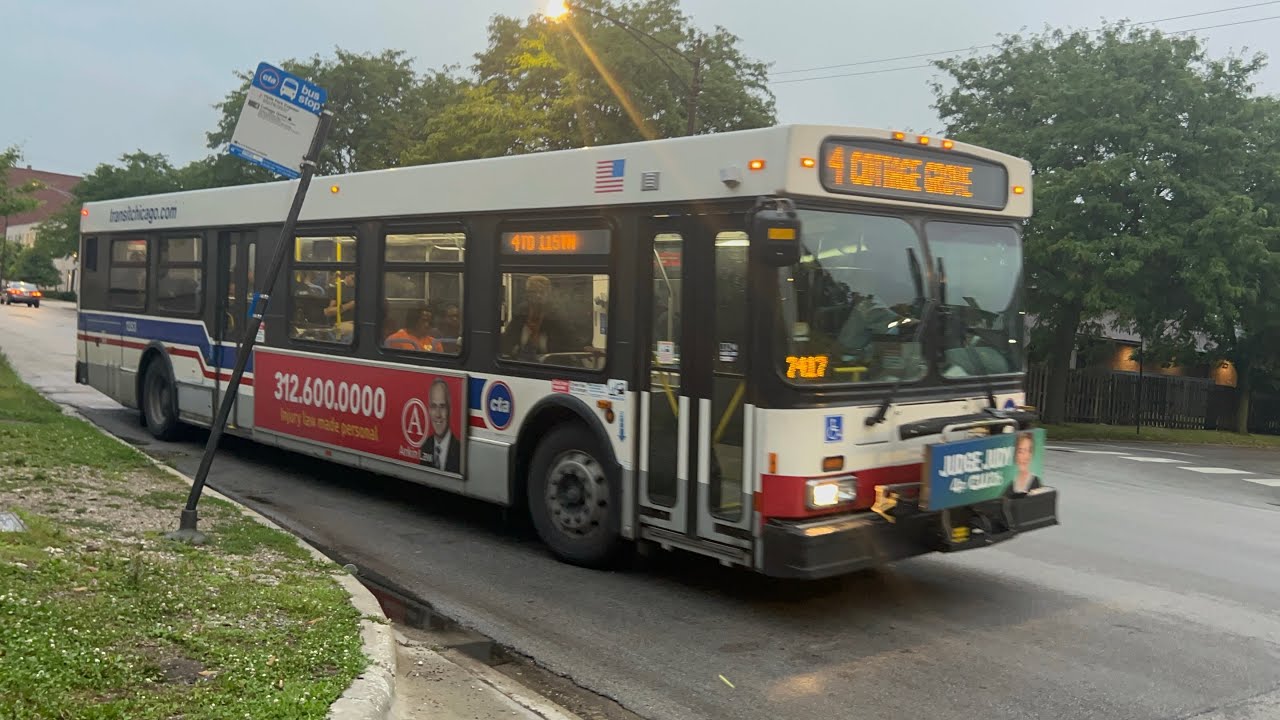 CTA Bus Ride 4 Cottage Grove From Ida B Wells To 53rd Street CTA New ...