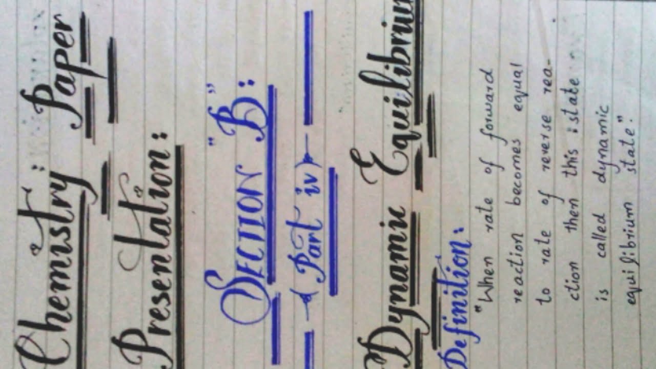 Chemistry paper Presentation| Best paper Presentation. - YouTube