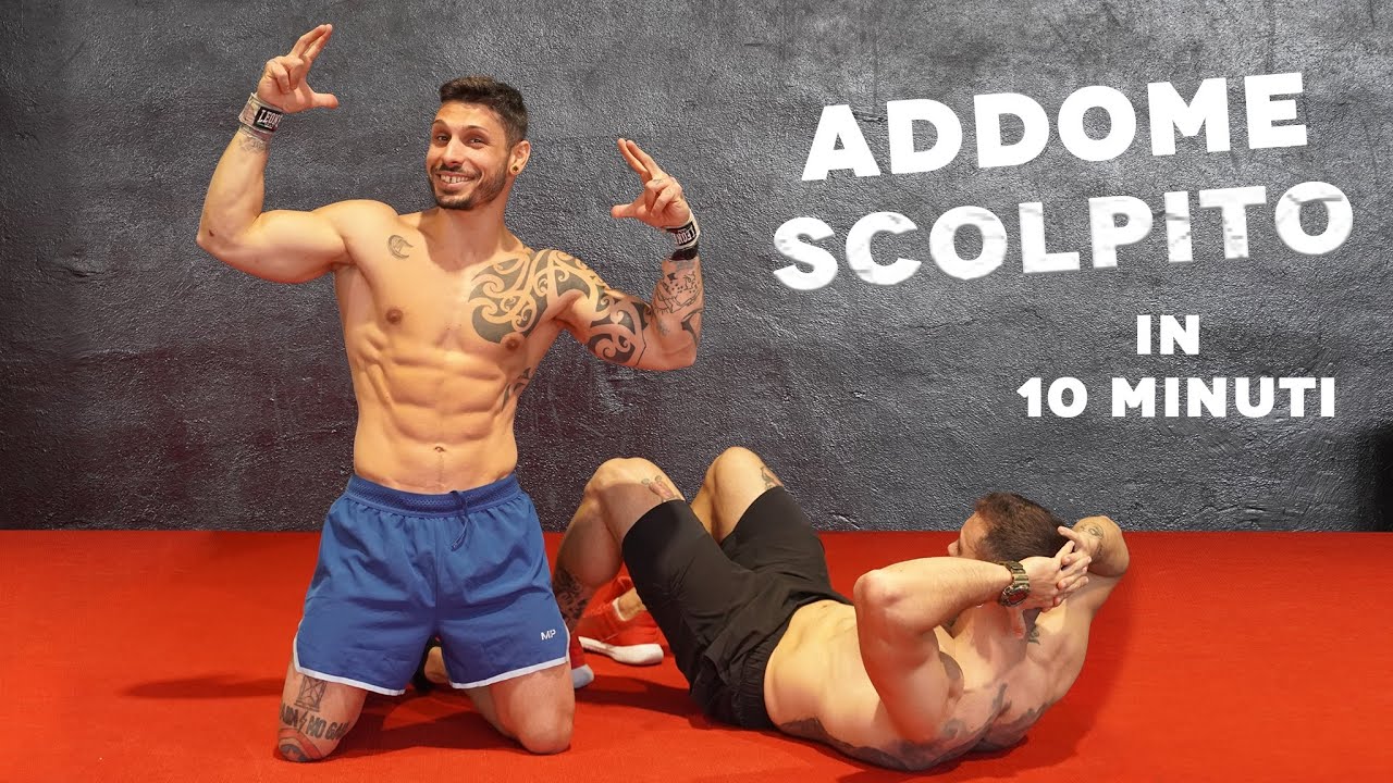ADDOMINALI IN 8 MINUTI - addominali definiti e perfetti in poco tempo ...