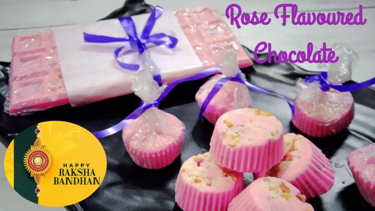 Rose Flavored Chocolates / How to make Rose Chocolates at home ...