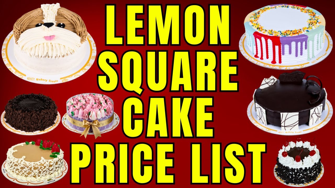 Lemon Square Cake Price List Philippines | Birthday Cake , Anniversary ...