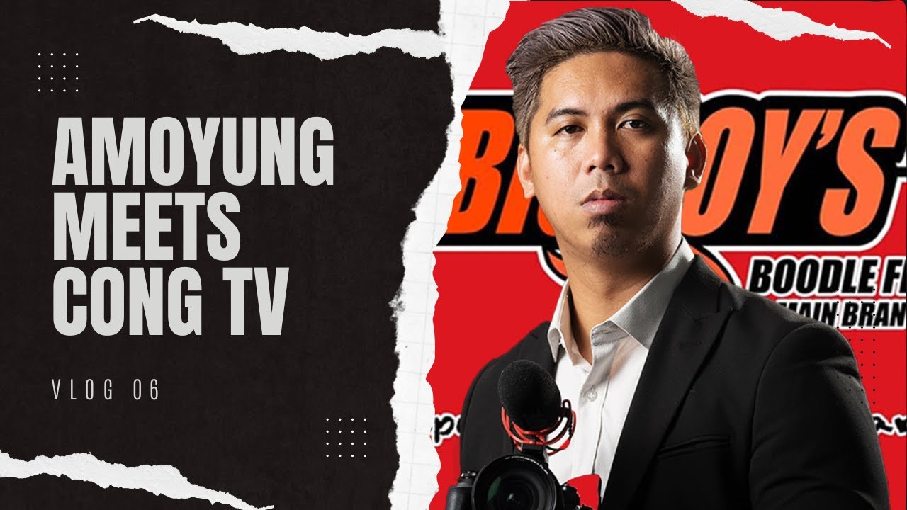 Vlog 06 - Amoyung meets CONG TV!! - YouTube