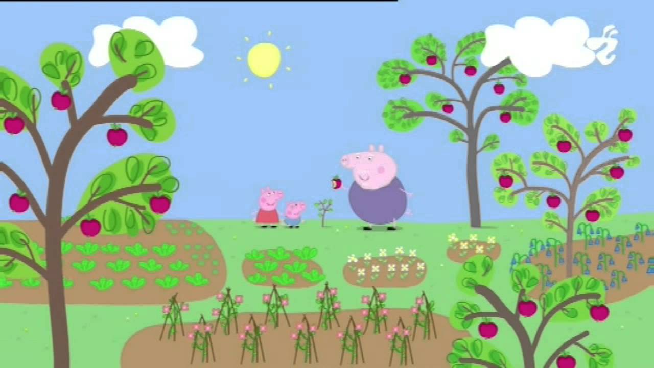 PEPPA PIG cūciņa pepa (LV) Gardening - YouTube