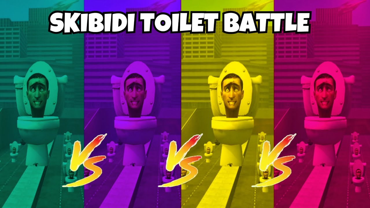 Green Skibidi Toilet 🆚 Violet Skibidi Toilet 🆚 Yellow Skibidi Toilet 🆚 ...