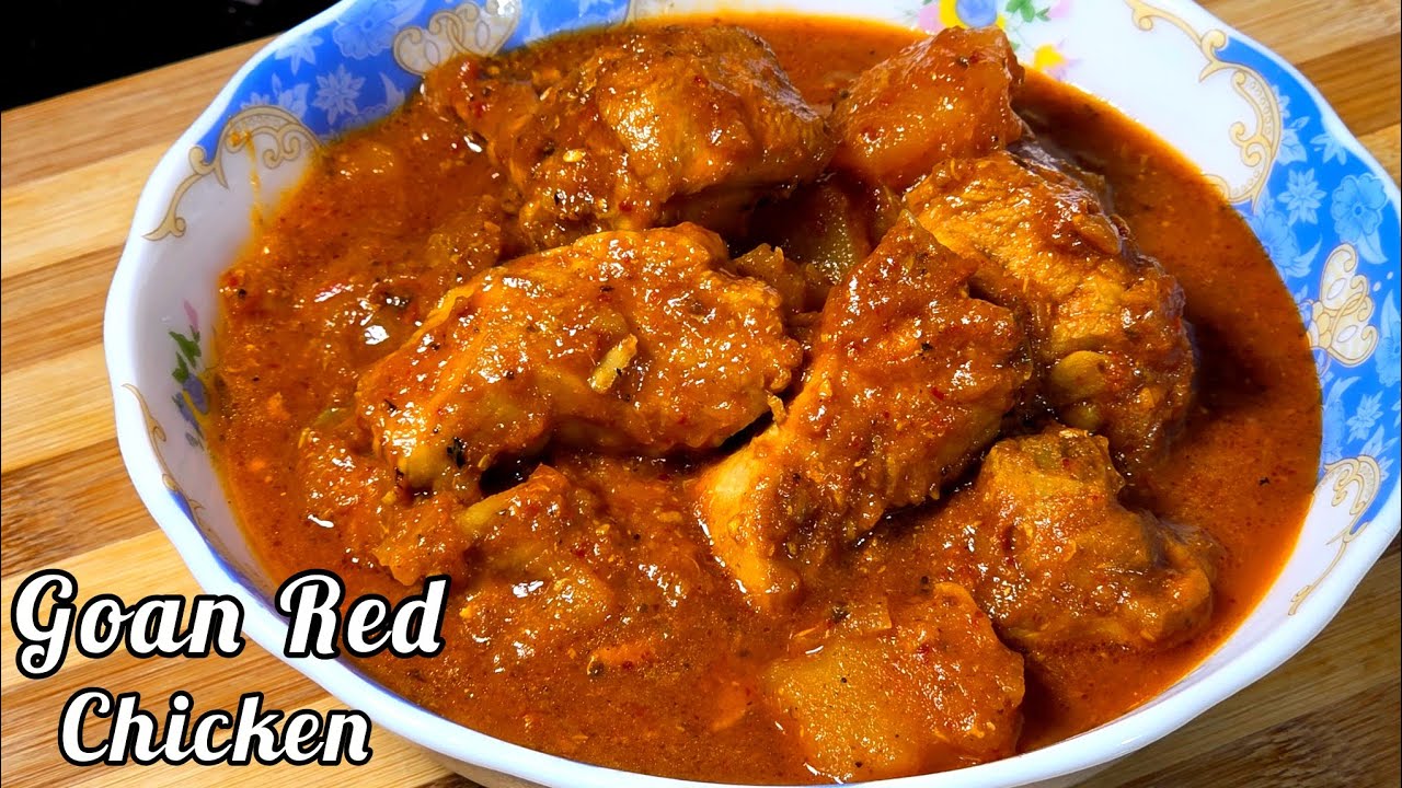 Delicious Goan Red Chicken Curry | Goan Delicacy | By Chef Pinto - YouTube