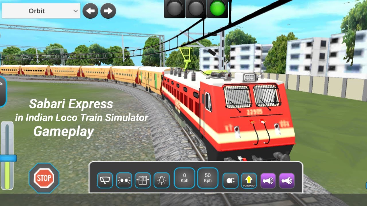 Sabari Express With Indian Loco Train Simulator Gameplay. - YouTube