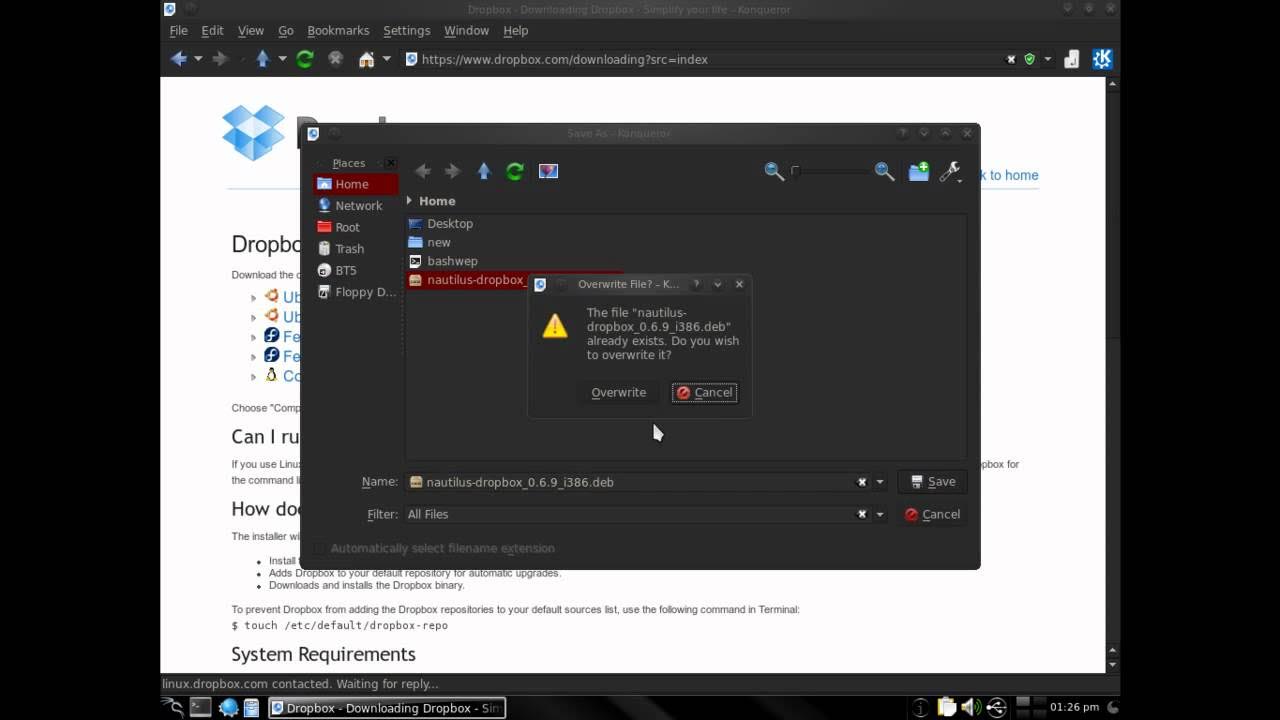 Installing Dropbox on Linux - YouTube