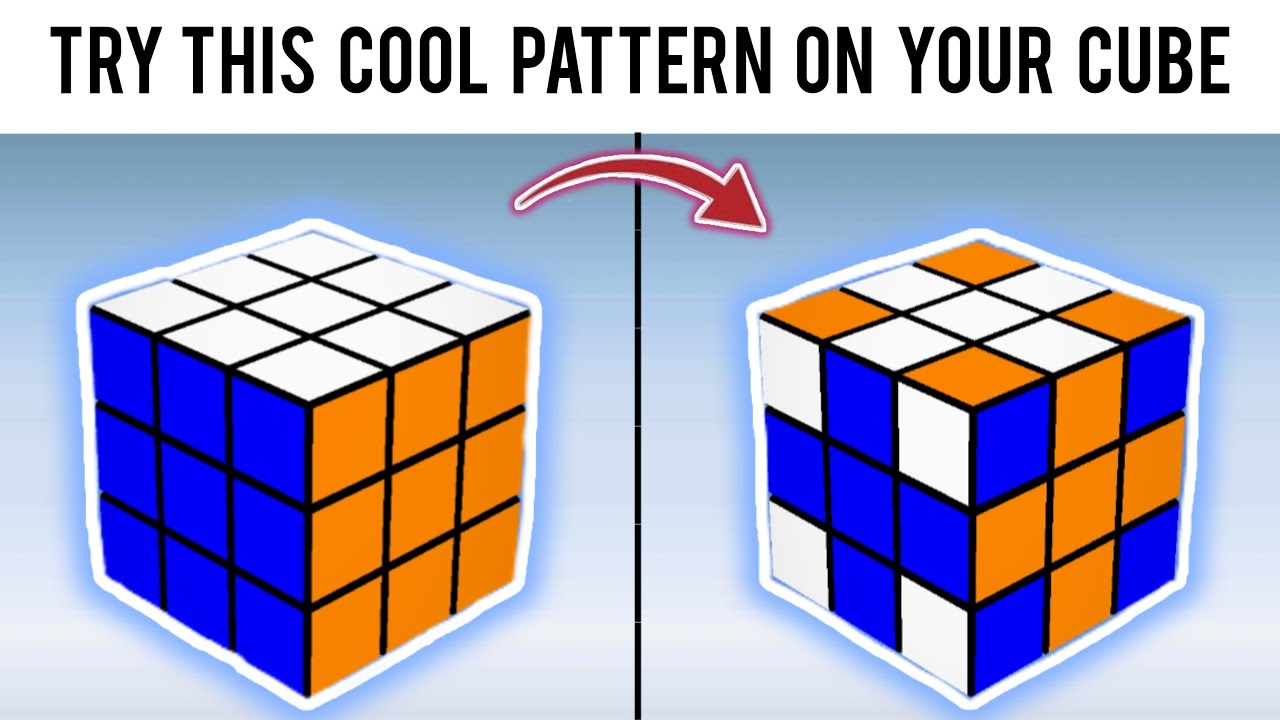 How To Do Cross Pattern On Rubix Cube Easy Cube Patterns Youtube
