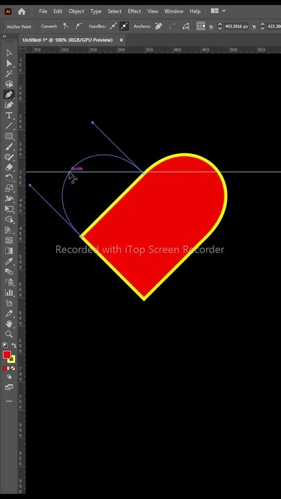 Easy Way to Create Heart Shape in Illustrator | Adobe Illustrator ...