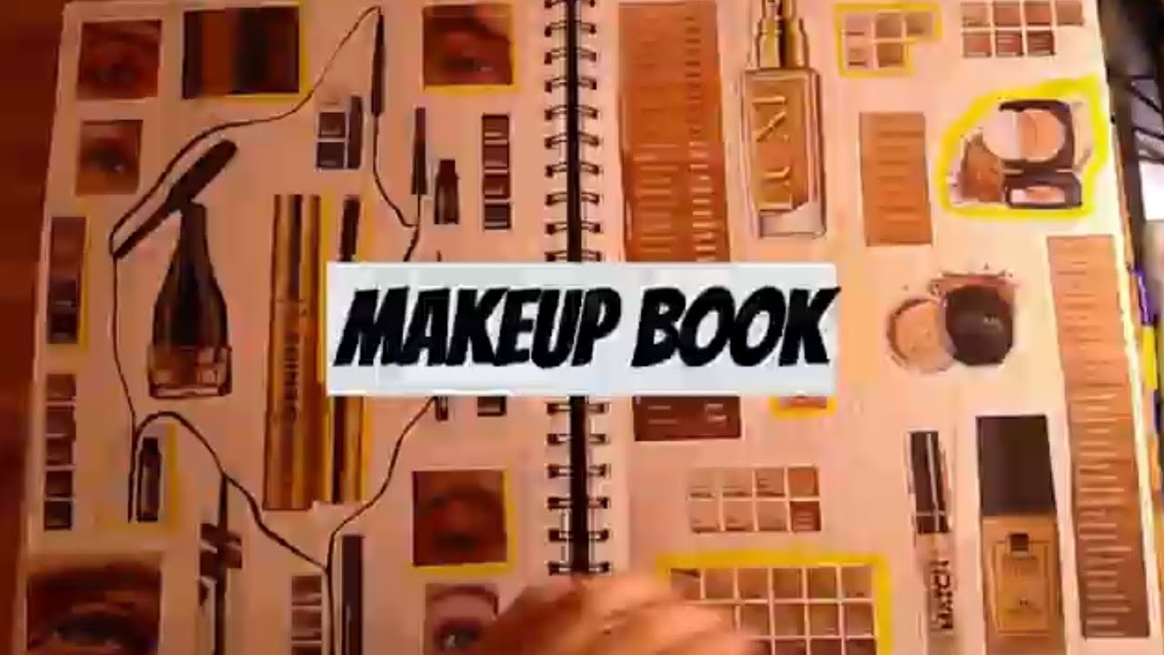 Make-up book/Make-up journal - YouTube