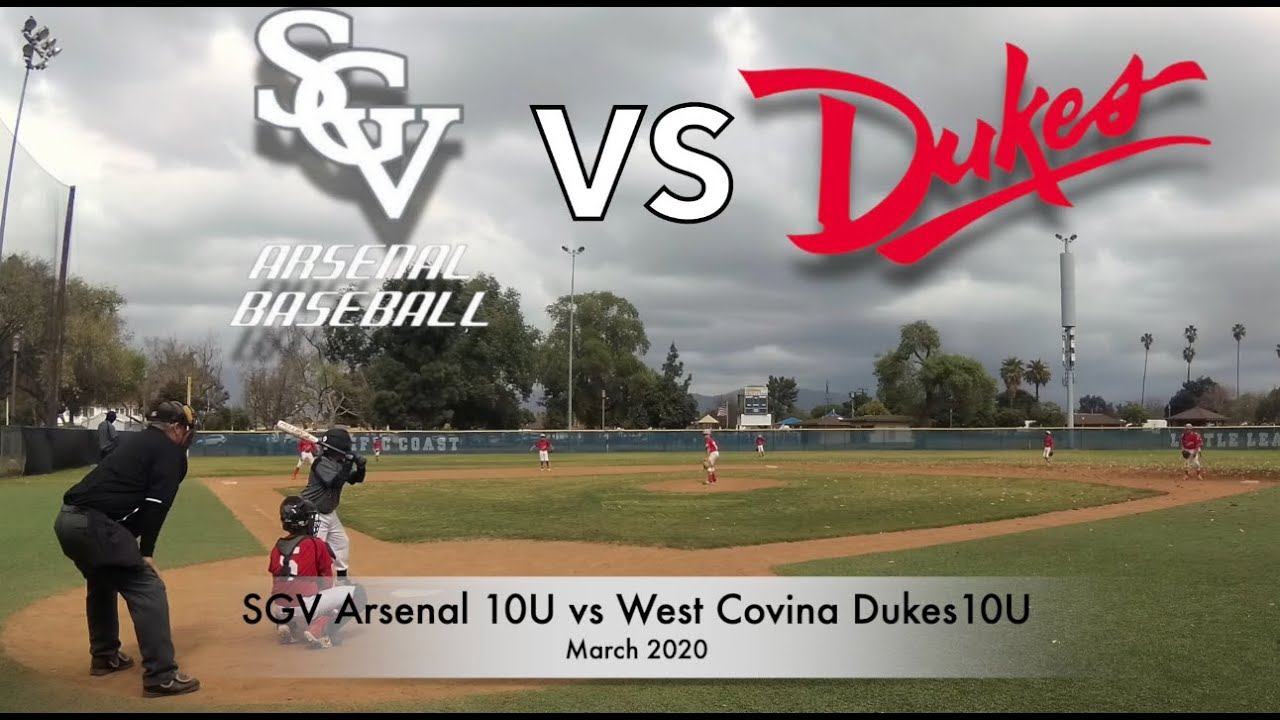 SGV Arsenal 10u vs West Covina Dukes 10U - March 2020 - YouTube