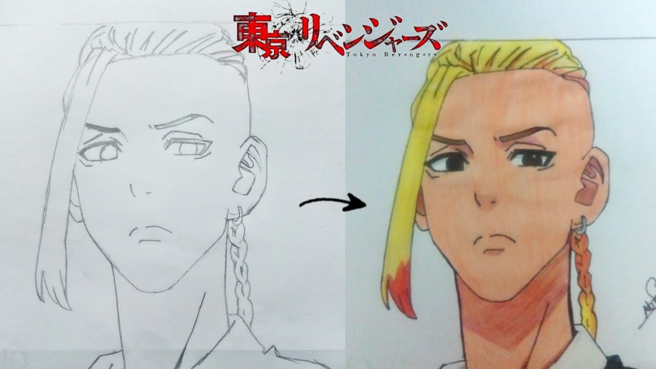 how to draw draken from Tokyo revengers . - YouTube