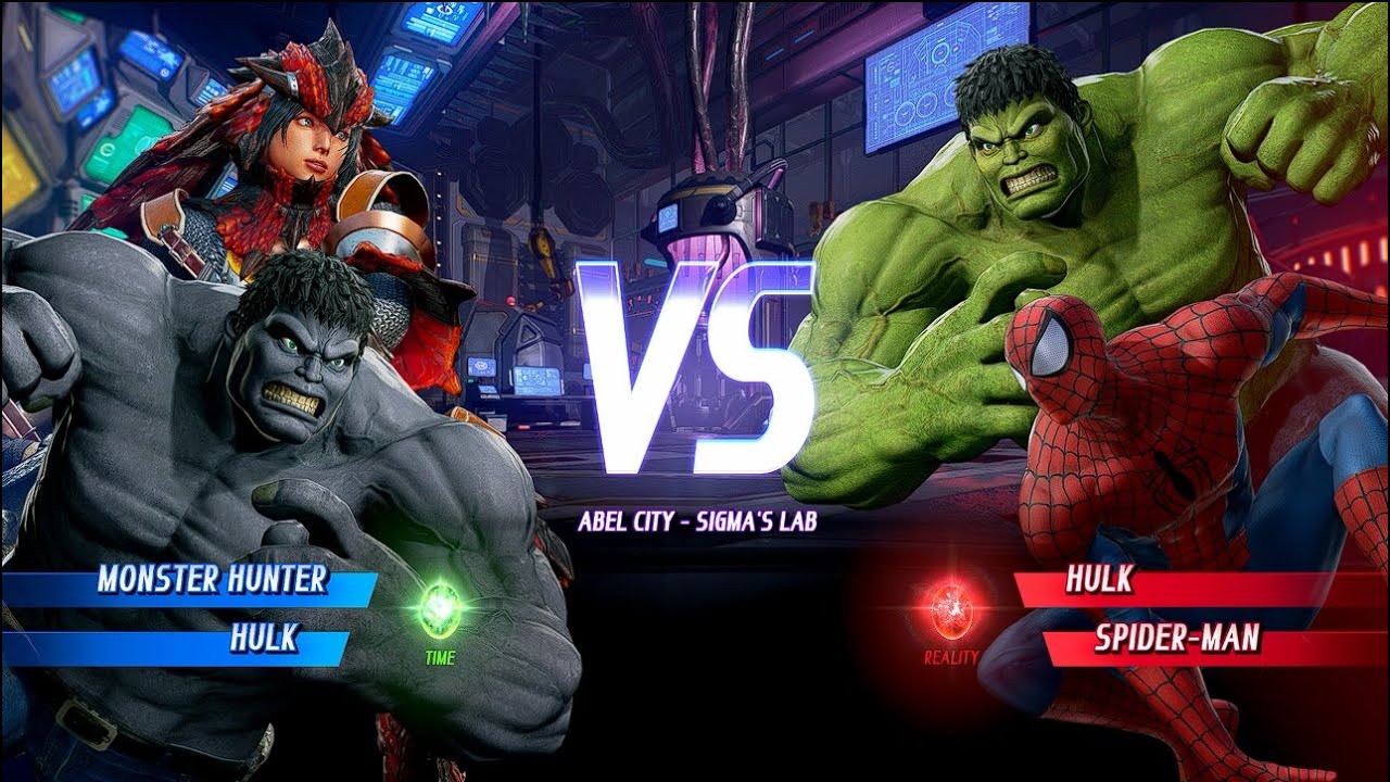MONSTER HUNTER & HULK VS HULK & SPIDER-MAN | Marvel Vs. Capcom Infinite ...
