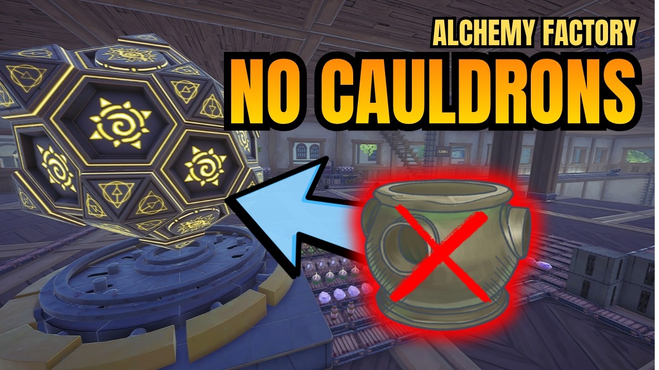 Building a Mega Factory Without Cauldrons (Guide & FULL Tour) | Alchemy ...