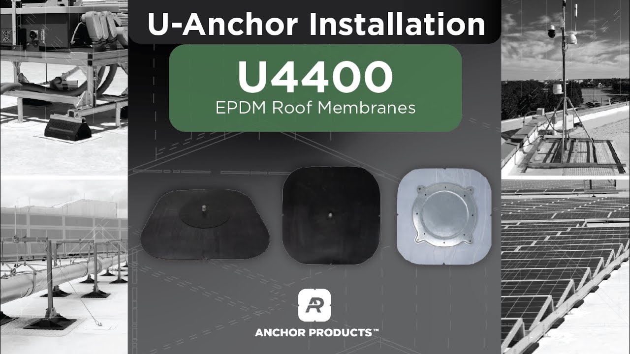 U-Anchor Installation - U4400 - EPDM Roof Membranes - YouTube