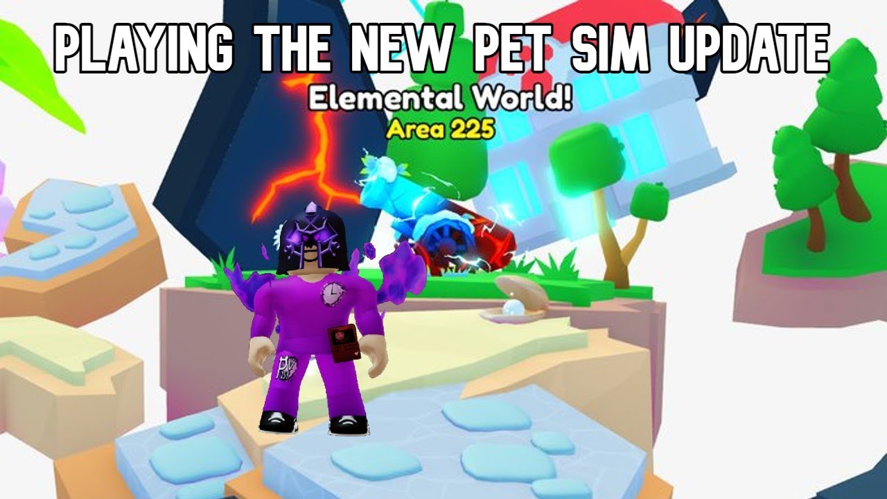 Playing the New Pet Sim Update - YouTube