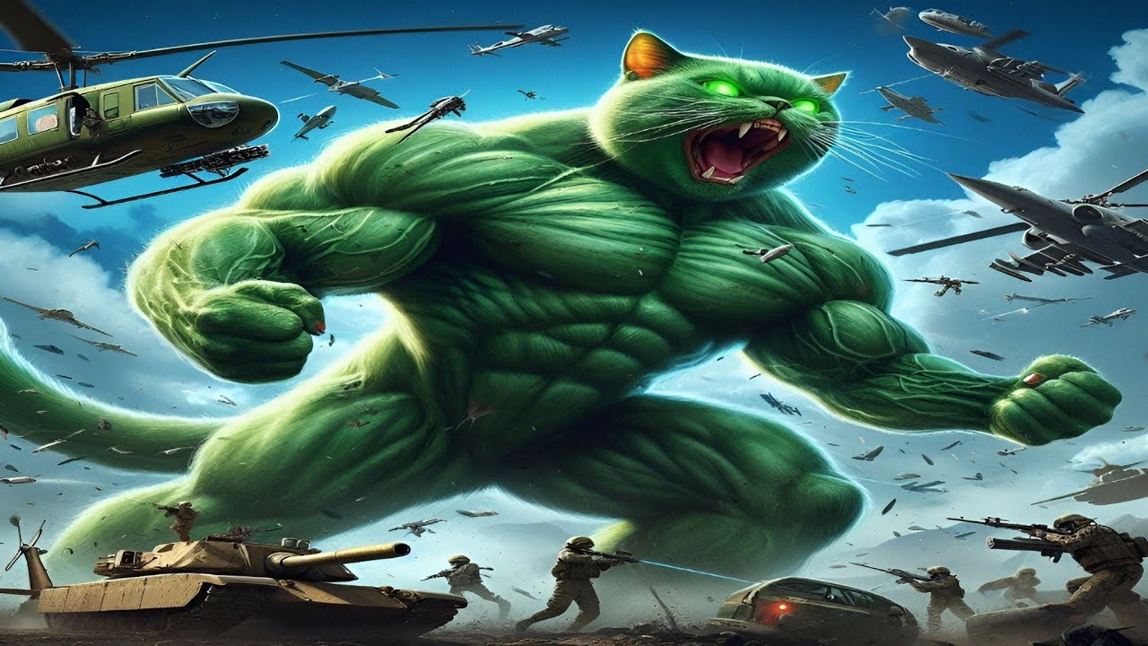 THE HULK CAT#CUTECAT - YouTube