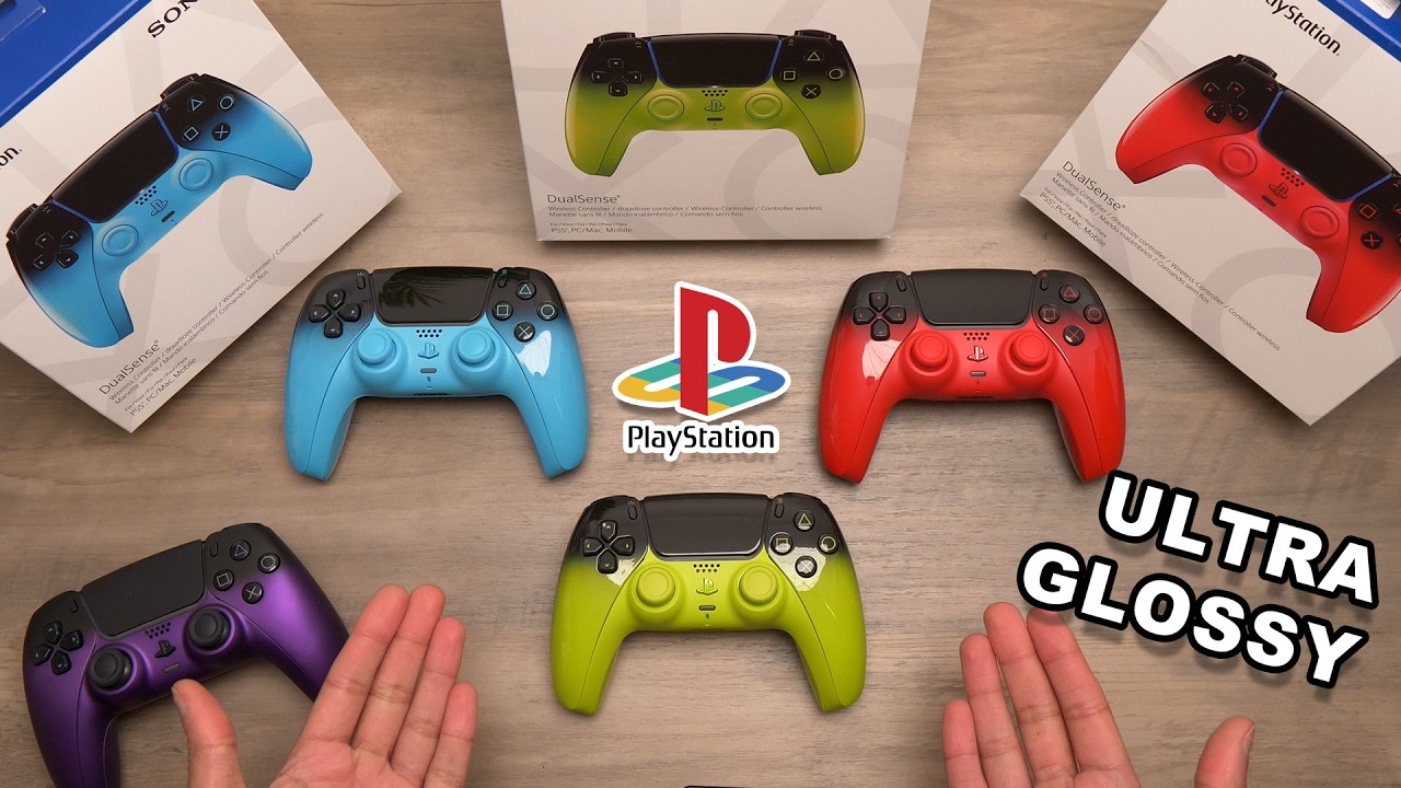 NEW PS5 Hyperpop Controllers Unboxing | Techno Red, Rhythm Blue & Remix ...