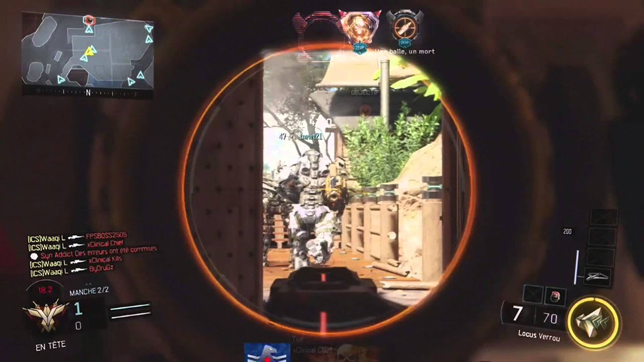 Quad feed multikill ! Black ops 3 sniper on Hunted #ICS - YouTube