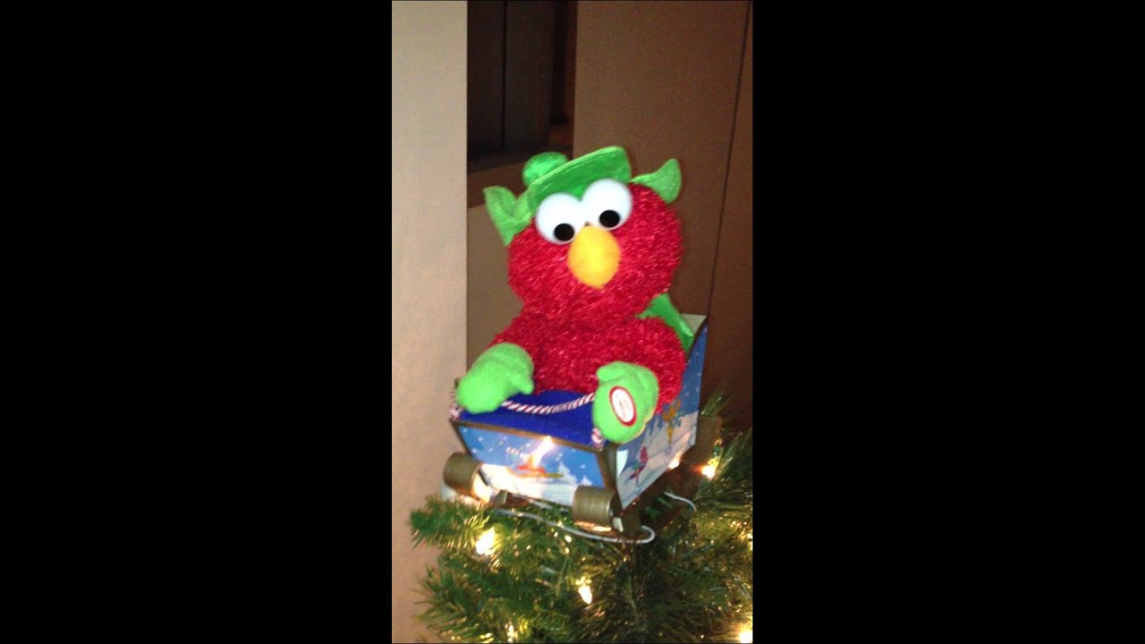 It's ELMO!! Best Christmas Tree Topper Ever!! - YouTube