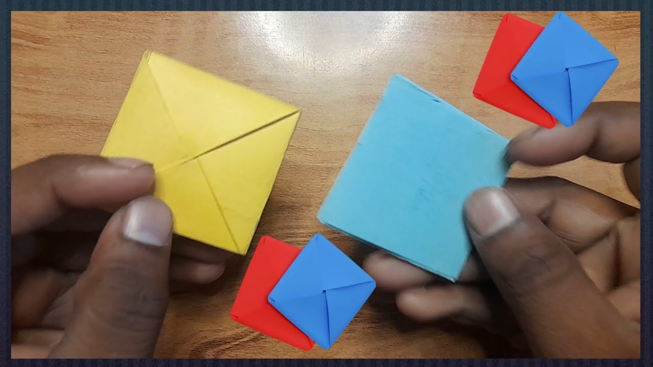 How To Make a Squid DDAKJI | Origami ddakji diy | Easy Origami Paper ...