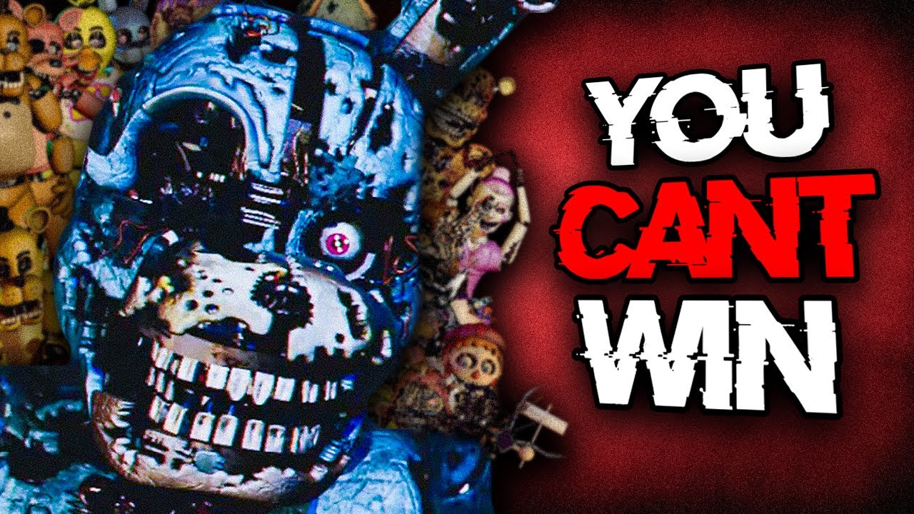 Beating The Fnaf Game YOU CANT WIN - YouTube