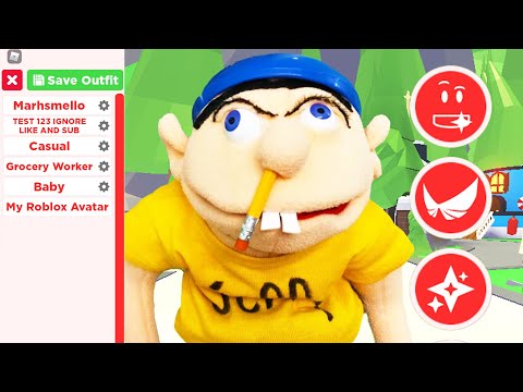 MAKING JEFFY a ROBLOX ADOPT ME ACCOUNT (SML, SuperBowserLogan, SuperMarioLogan)