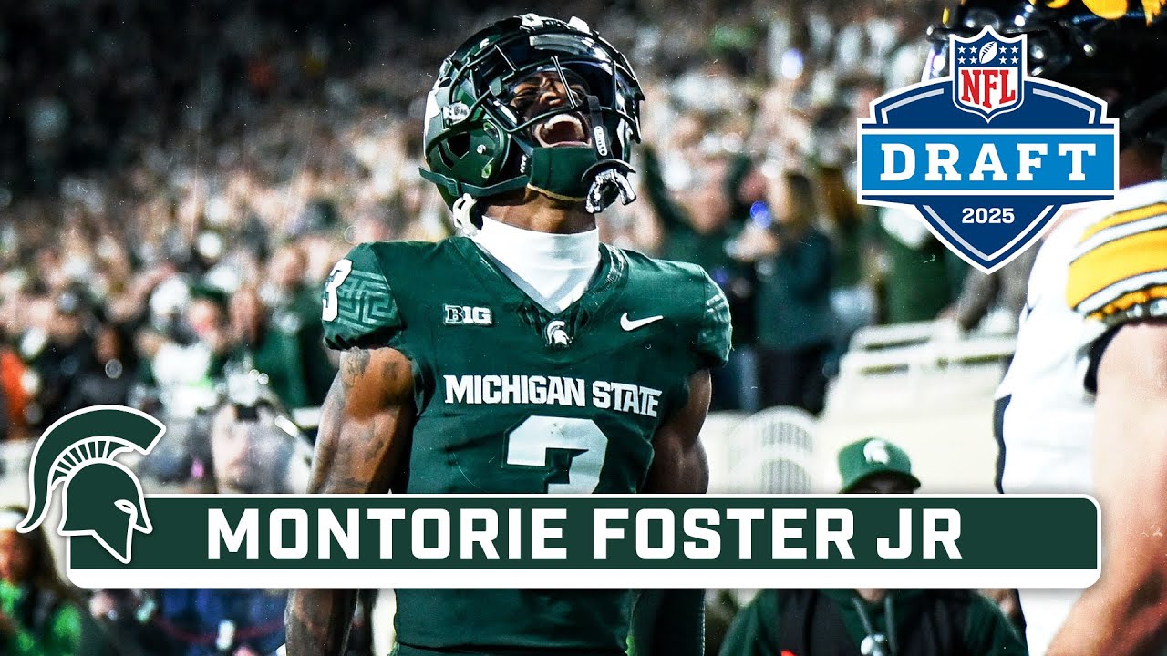 NFL DRAFT HIGHLIGHTS: WR Montorie Foster | Michigan State Football ...