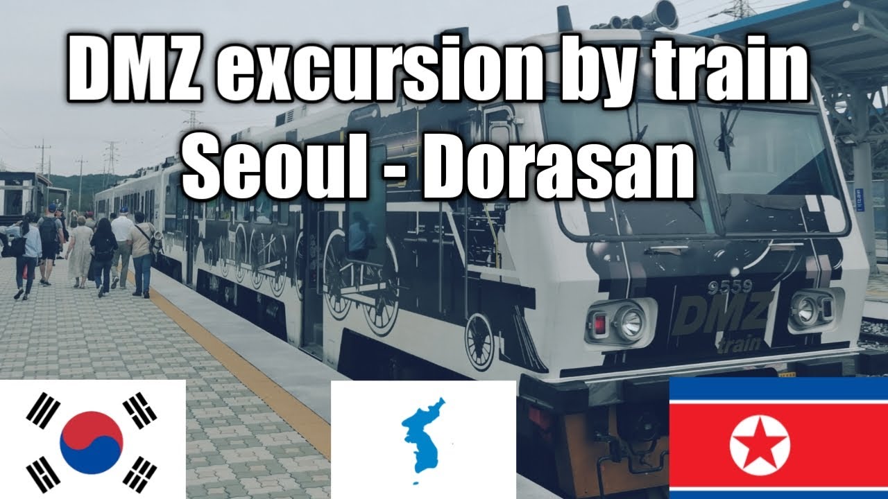 DMZ excursion by train, Seoul - Dorasan. South-Korea to the border with ...