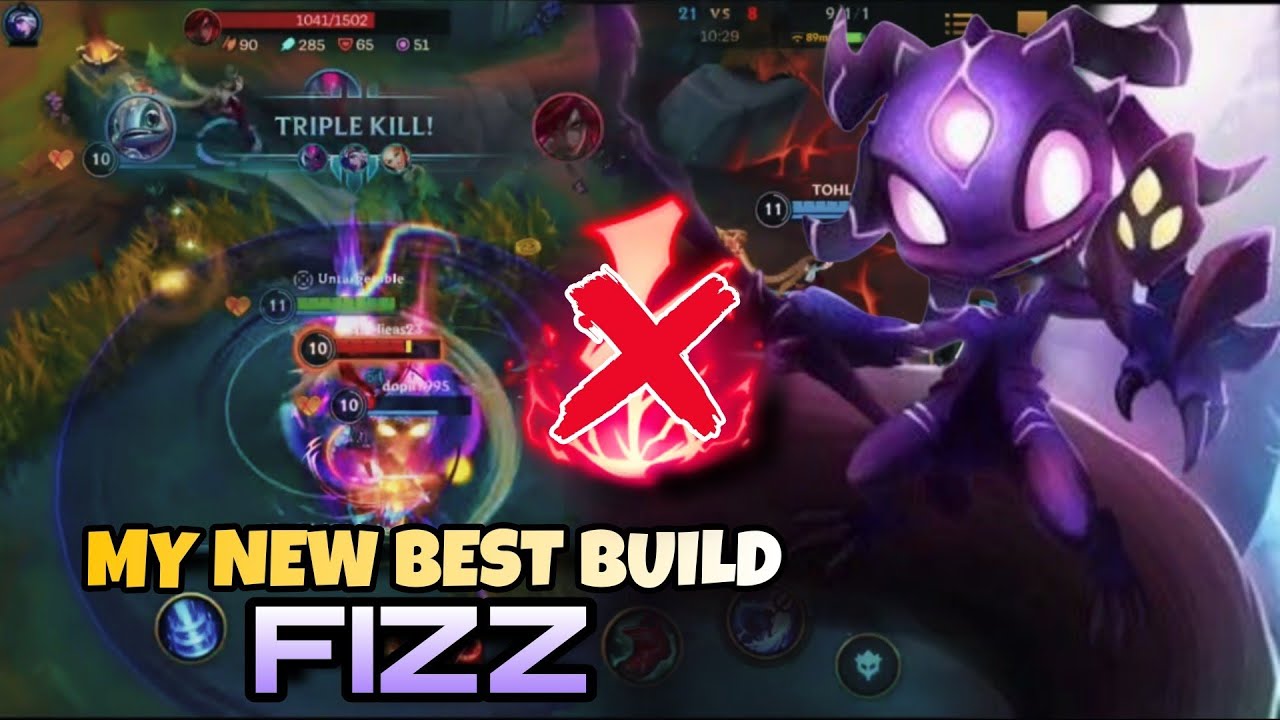 WILD RIFT FIZZ : THIS BUILD IS INSANE S+ CARRY | WILD RIFT FIZZ BUILD ...
