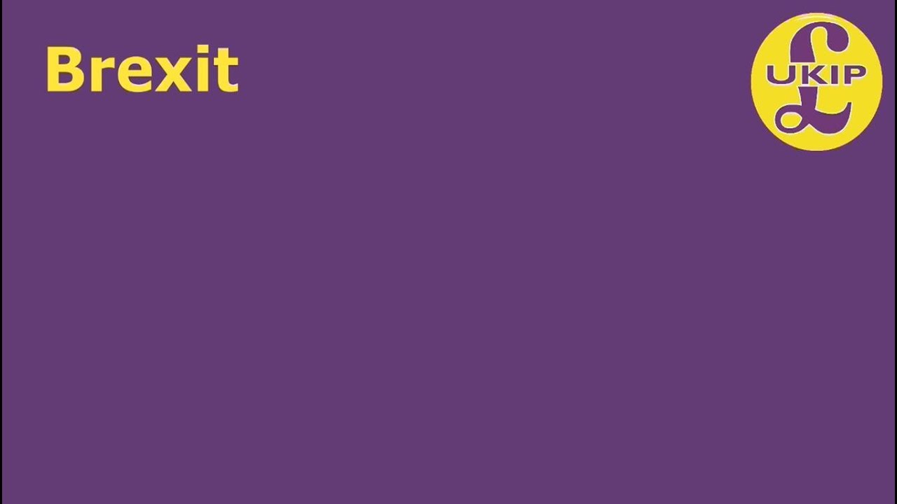 UKIP Brexit Policy (some broad aspects of) - YouTube