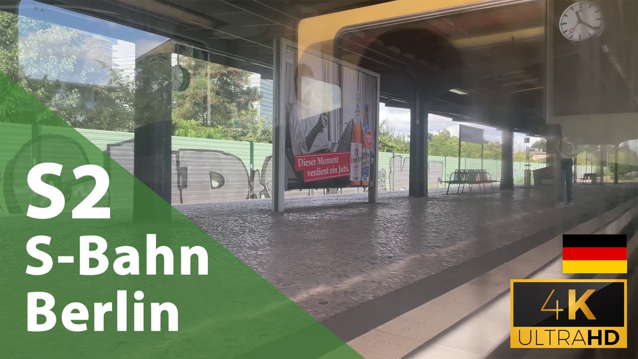(4K) S2 S-Bahn Berlin Attilastraße bis Südkreuz - YouTube