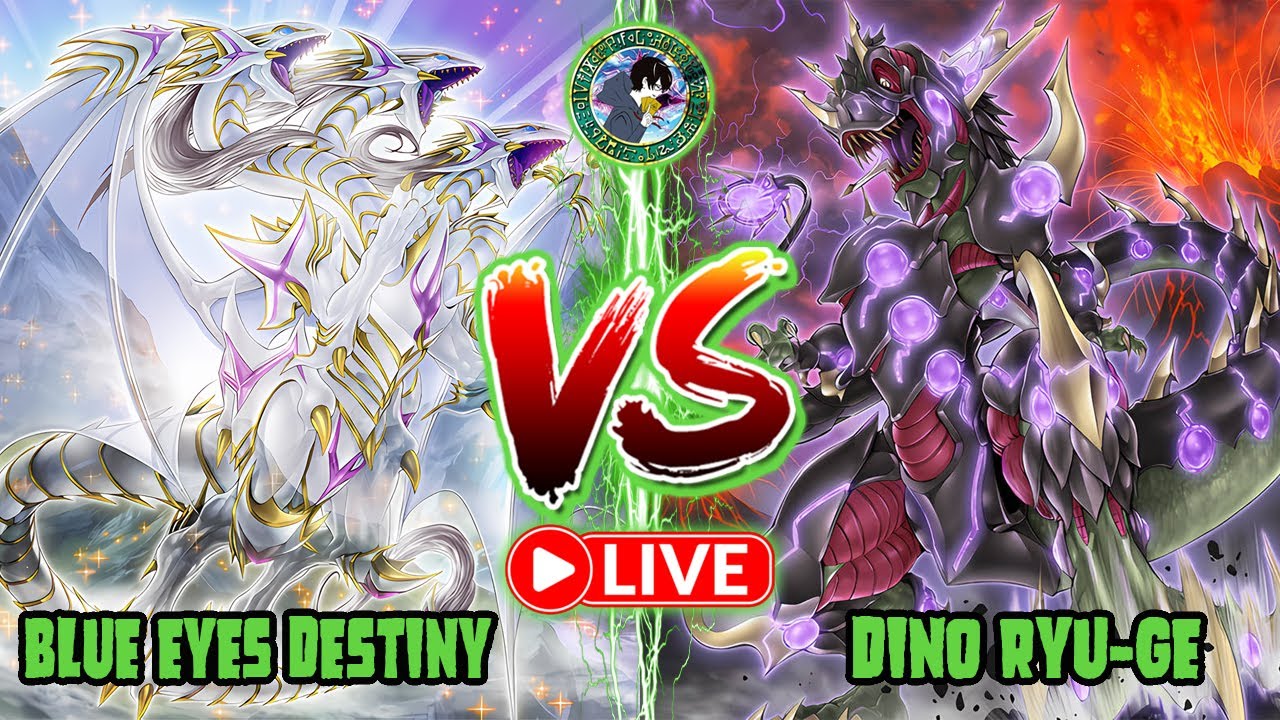 🐉Blue Eyes Destiny VS 🦖 Dino Ryu Ge / Full Match (Abril 2025) - YouTube