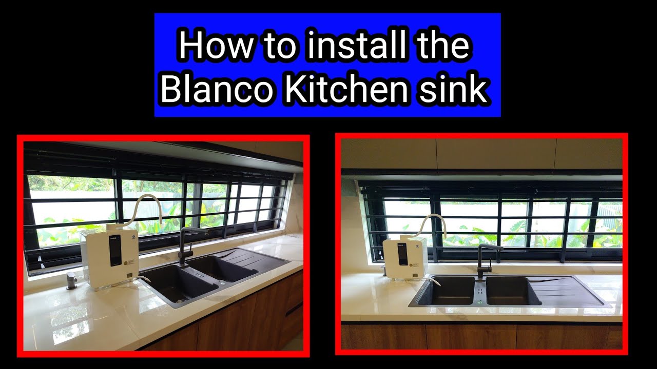 How to install the Blanco Kitchen sink #blnco #kitchen #kitchensink ...