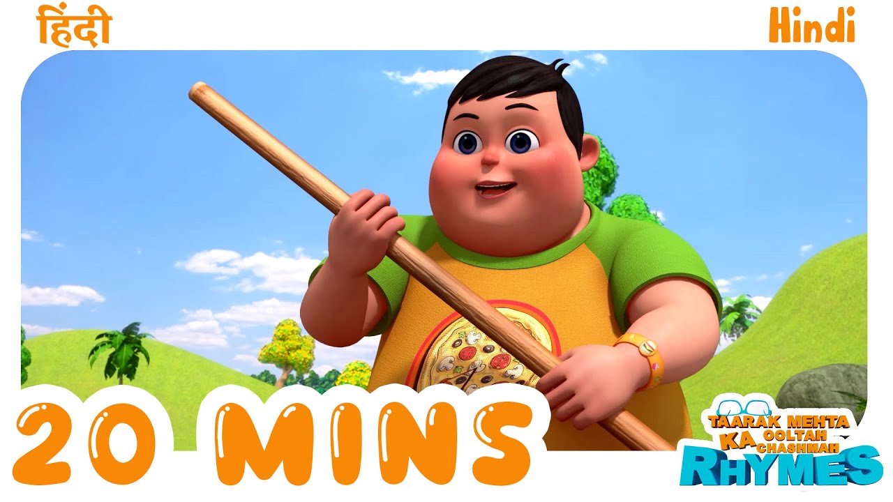 20 Mins of Educational Nursery Rhymes for Kids | TMKOC Hindi Rhymes # ...