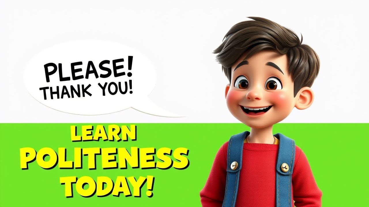 Be Polite “Politeness Song for Kids | Learn ‘Please’ and ‘Thank You ...