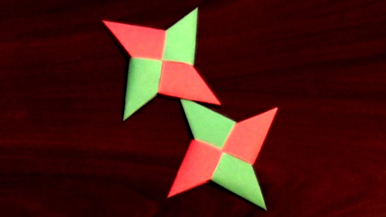 Origami Ninja Star Tutorial - How to make the best Origami Ninja Star ...