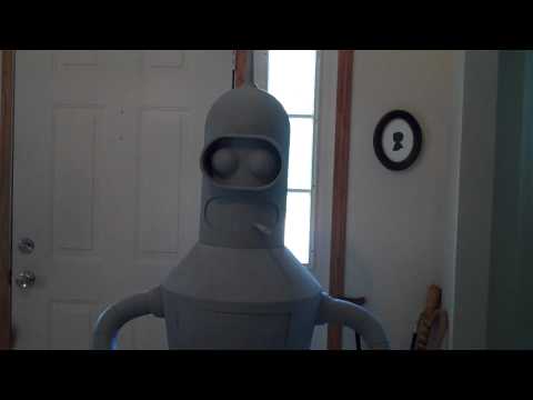 Full size Bender robot - YouTube