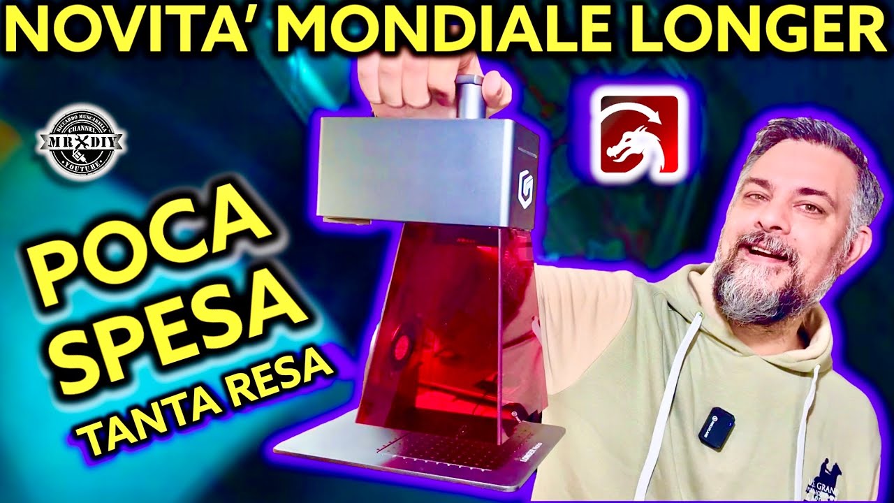 Costa poco, vale molto. Veloce per metallo, legno ecc. Longer Nano Pro ...