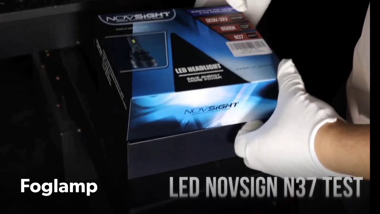 Led Mobil Novsight N37 120 watt 22.000 Lumen sepasang - YouTube