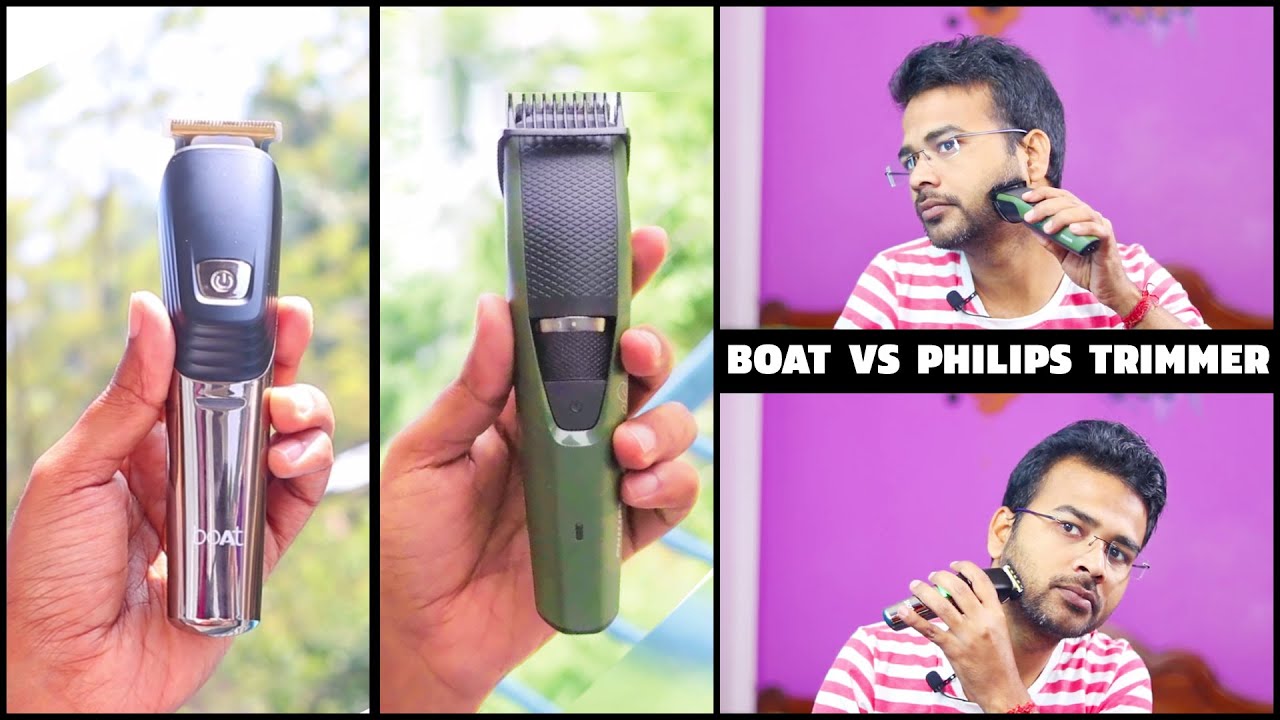 Boat Trimmer vs Philips Trimmer | Best trimmer for men under 1500 in ...