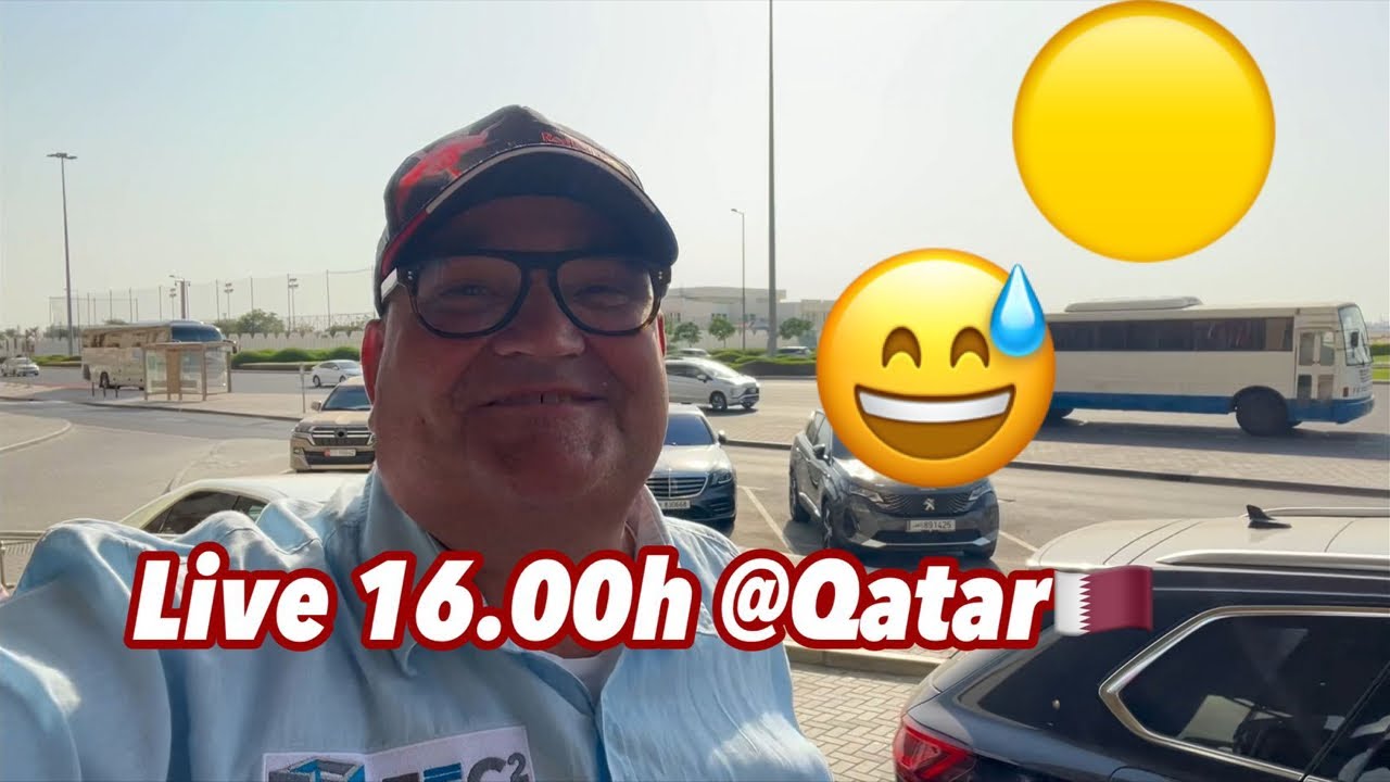 Muneer en ik waren live in Qatar op weg naar het circuit én terug! Was ...