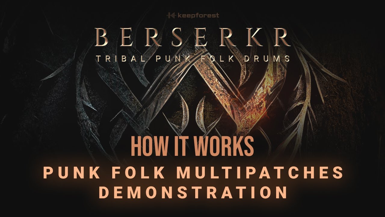 Berserkr: Tribal Punk Folk Drums - Punk Folk - Multipatches Demonstration - YouTube