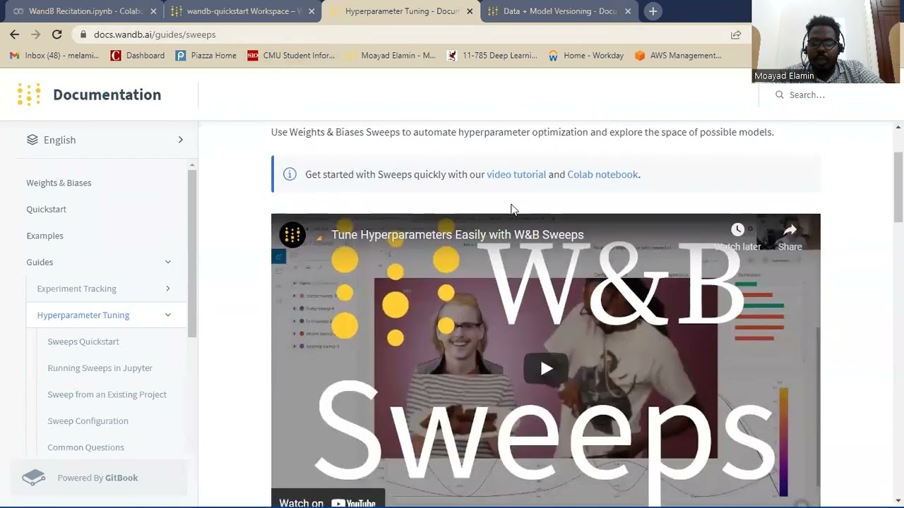 11 785 Deep Learning Recitation 0h Wandb Youtube