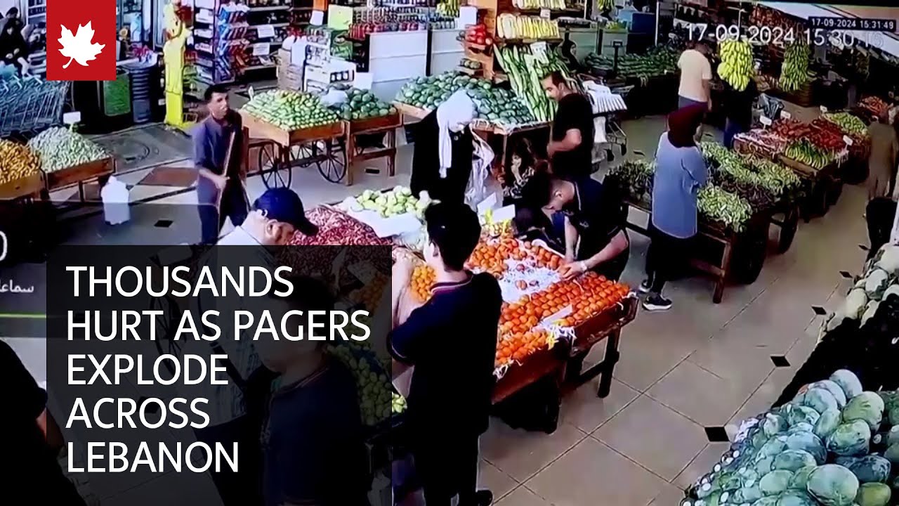 Thousands hurt as pagers explode across Lebanon - YouTube