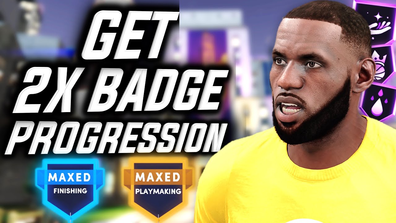 How To Get 2x BADGE PROGRESSION In NBA 2K21 Next Gen | FASTEST Badge ...